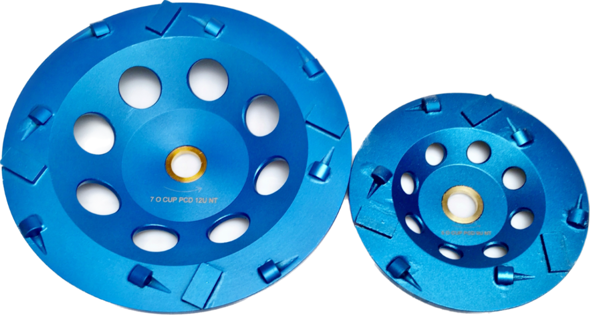 PCD Diamond Cup Wheel Quarter Round | DiamondTecUSA